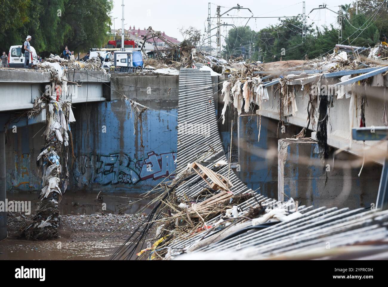 Paiporta, Valencia, Spain - Nov 4, 2024. Effects of DANA in Paiporta ...