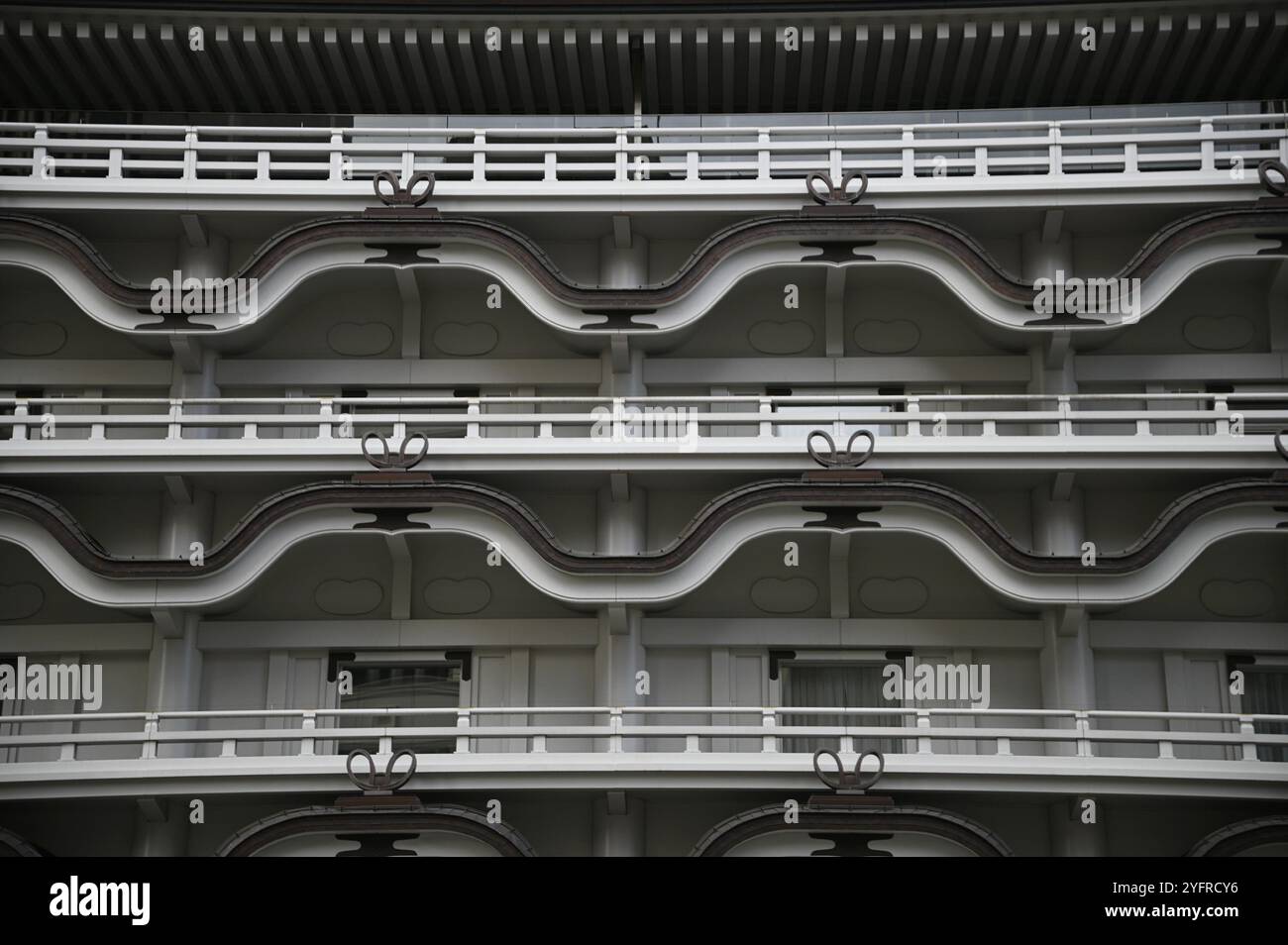 Futuristic building facade in Namba, Osaka Japan Stock Photo - Alamy
