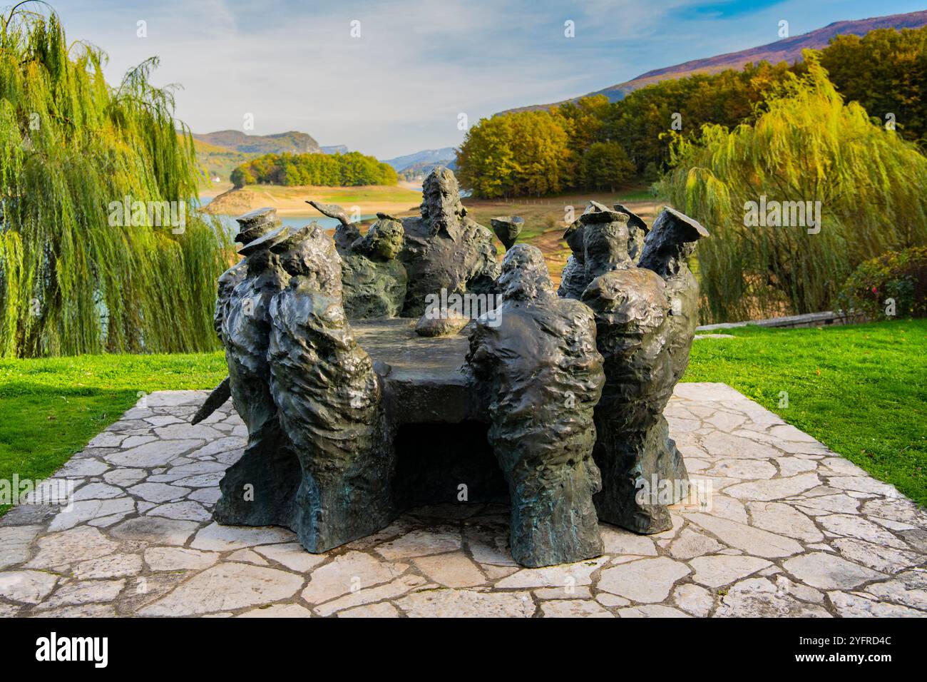 Franciscan Monastery at Rama Lake in Scit, Bosnia and Herzegovina Stock ...