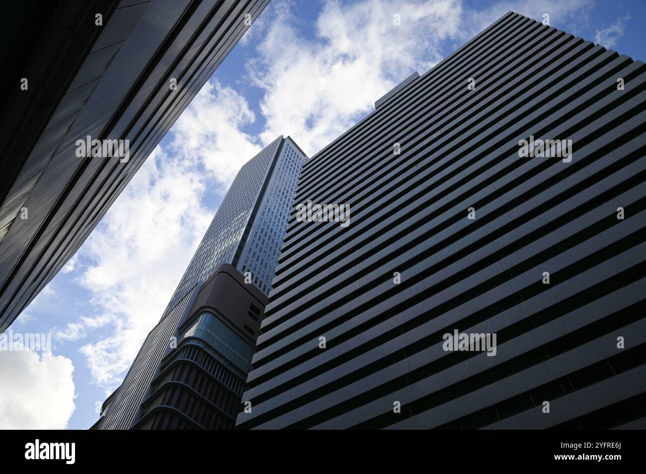Scenic cityscape depicting Umeda district in Osaka, Japan Stock Photo ...