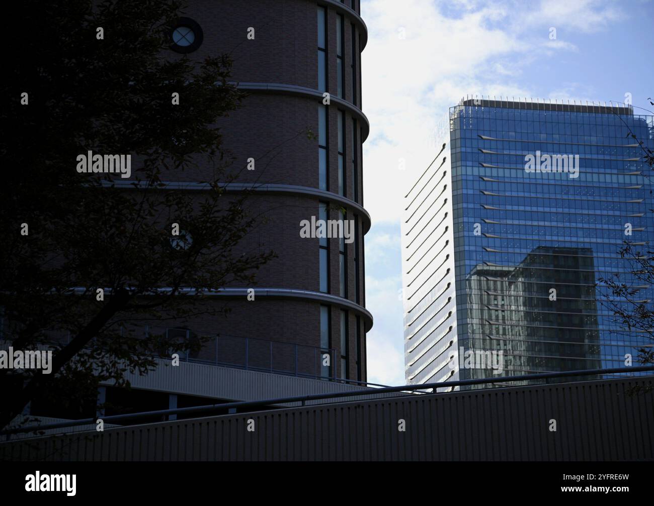 Scenic cityscape depicting Umeda district in Osaka, Japan Stock Photo ...