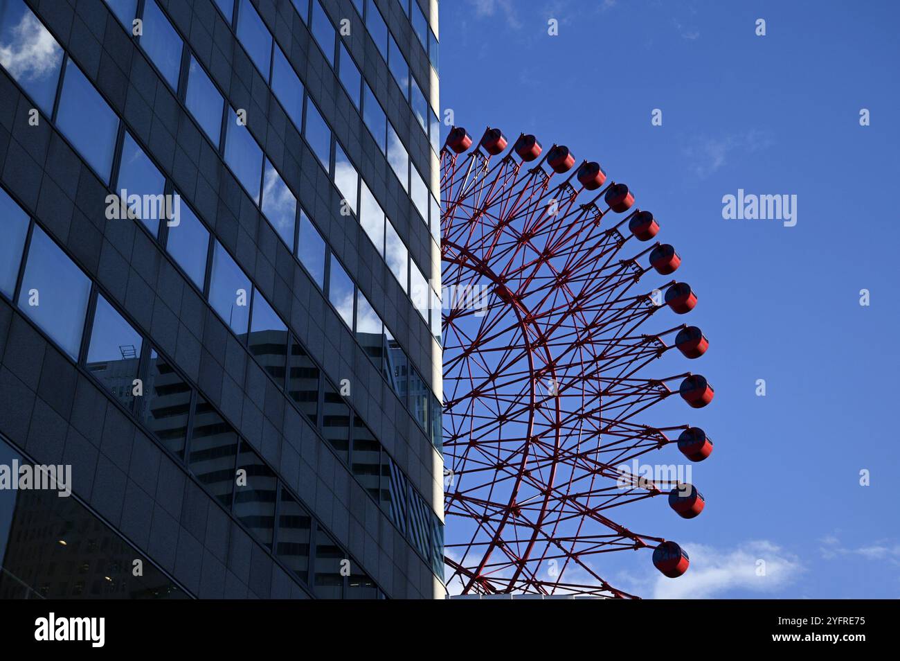 Scenic view of the 75 meter high red Ferris Wheel on the rooftop of HEP ...