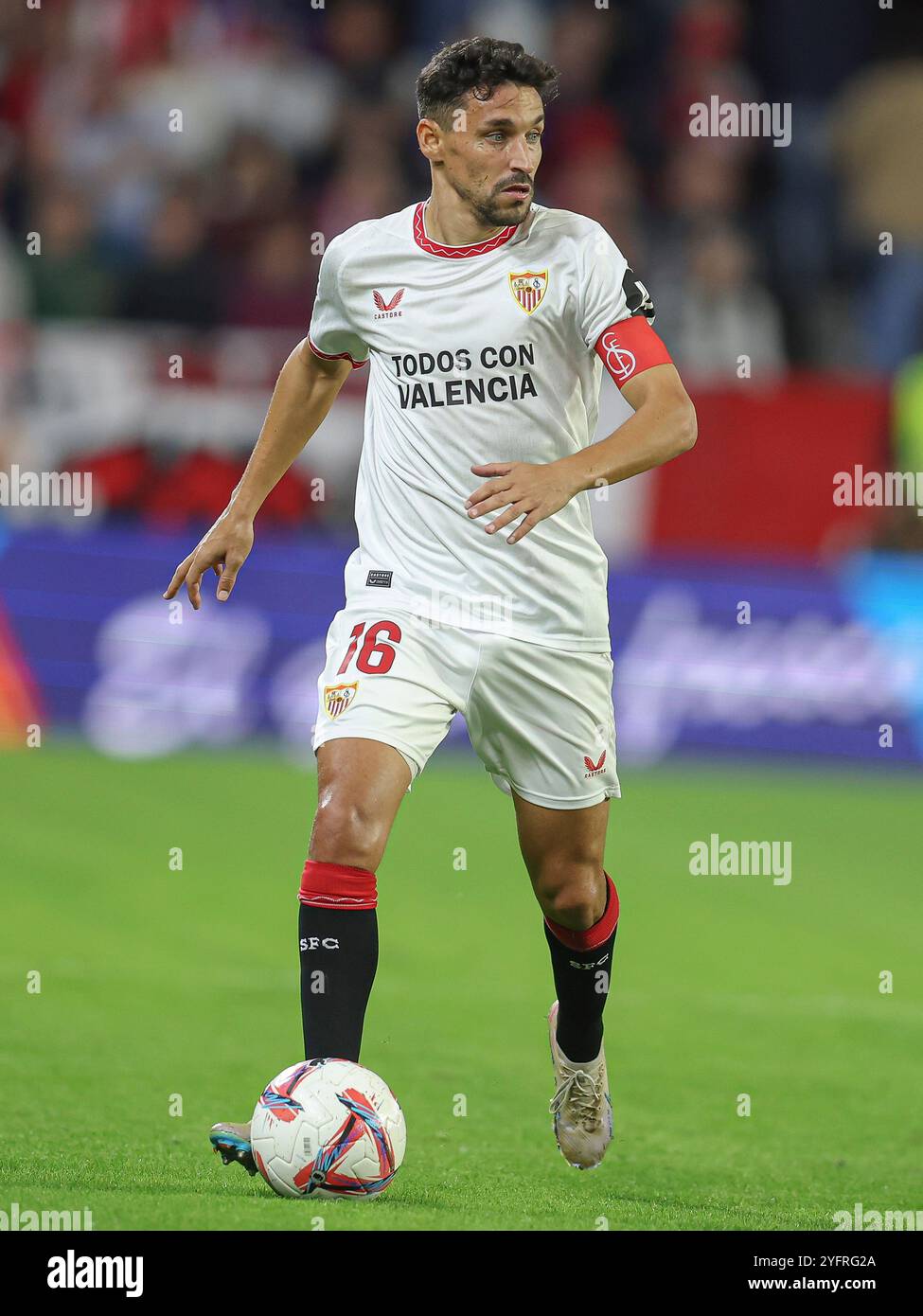 Jesus Navas of Sevilla FC during the La Liga EA Sports match between ...