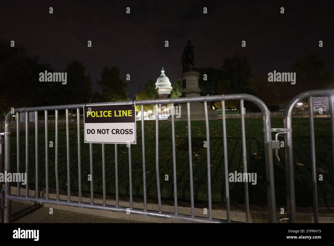 WASHINGTON, D.C. NOVEMBER 4: Final prep at the US Capitol on the eve of ...