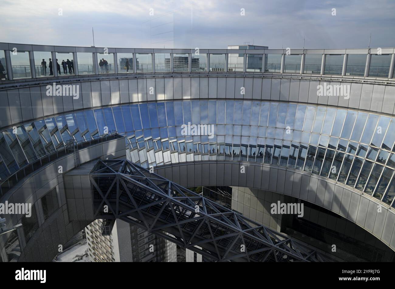 The Kūchū Teien Observatory facility and the Sky Walk of the Umeda Sky ...
