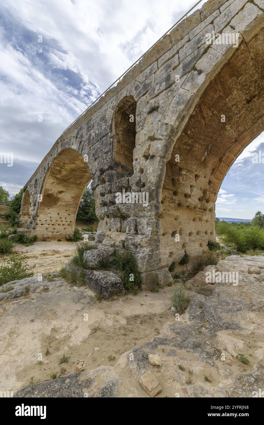 The Julien bridge, Roman bridge over the Calavon river. Roman bridge in ...
