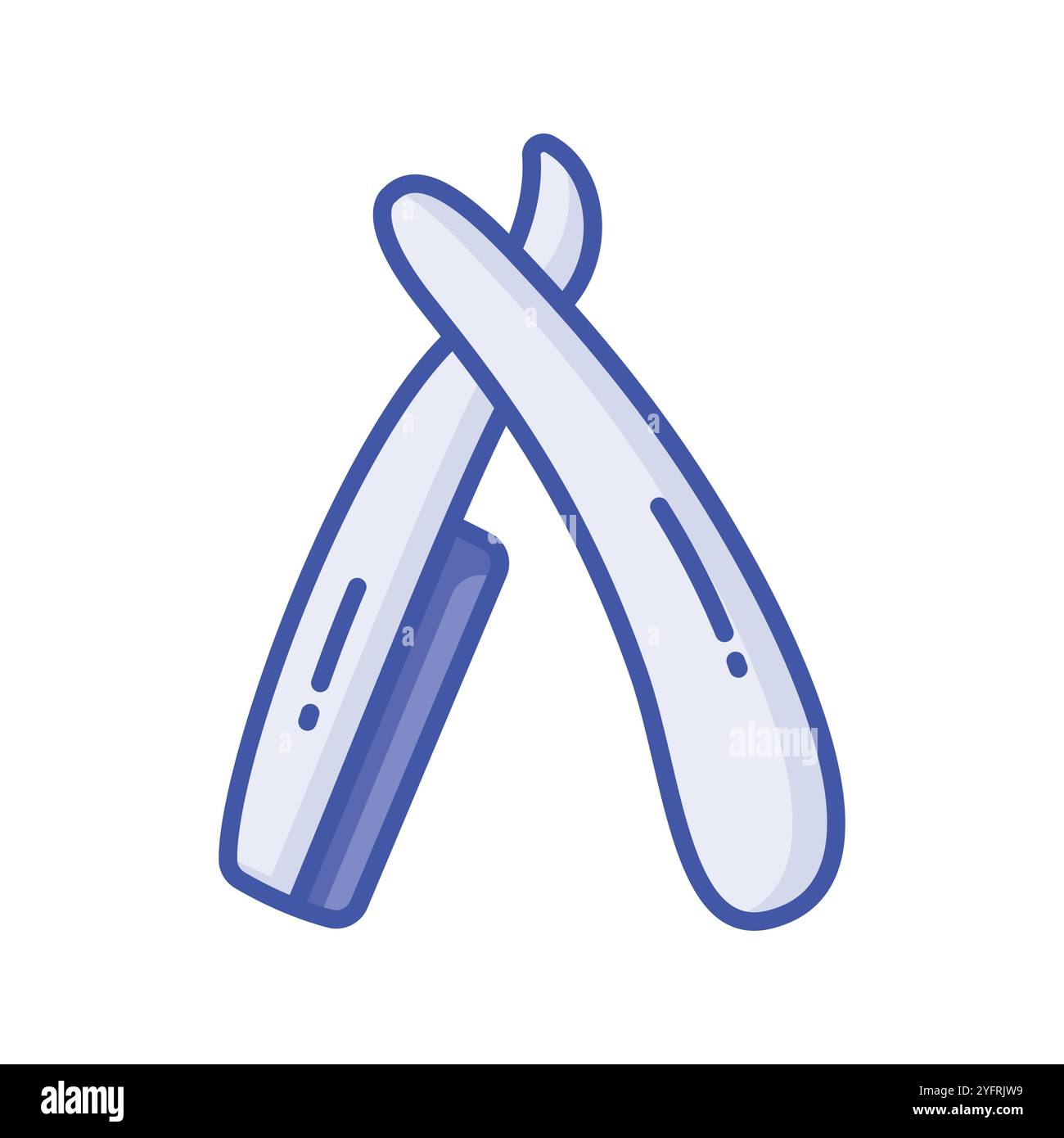 Get your hands on this carefully designed icon of straight razor ...