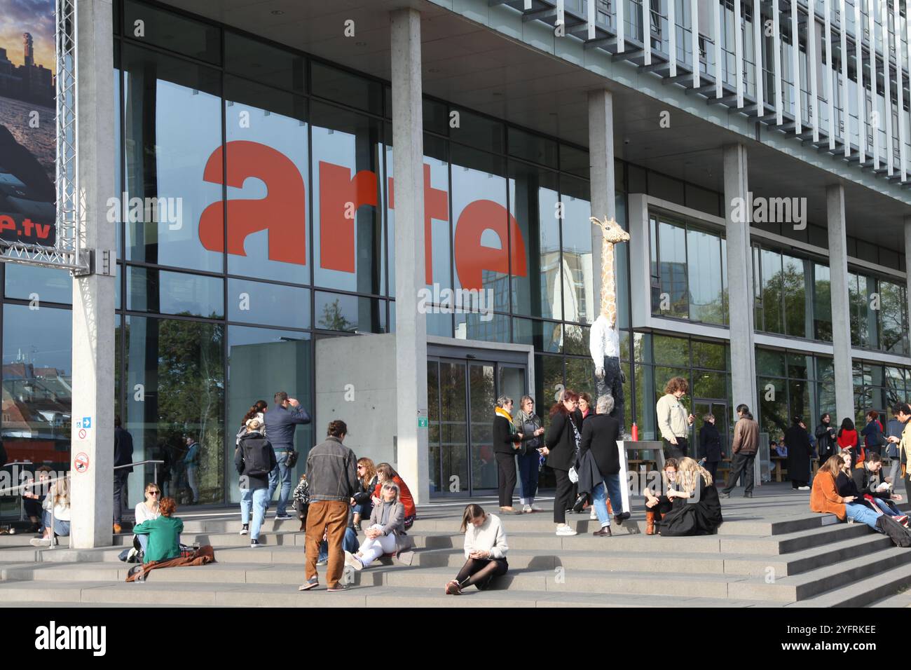 ARTE television studio headquarters building, Strasbourg, Alsace ...