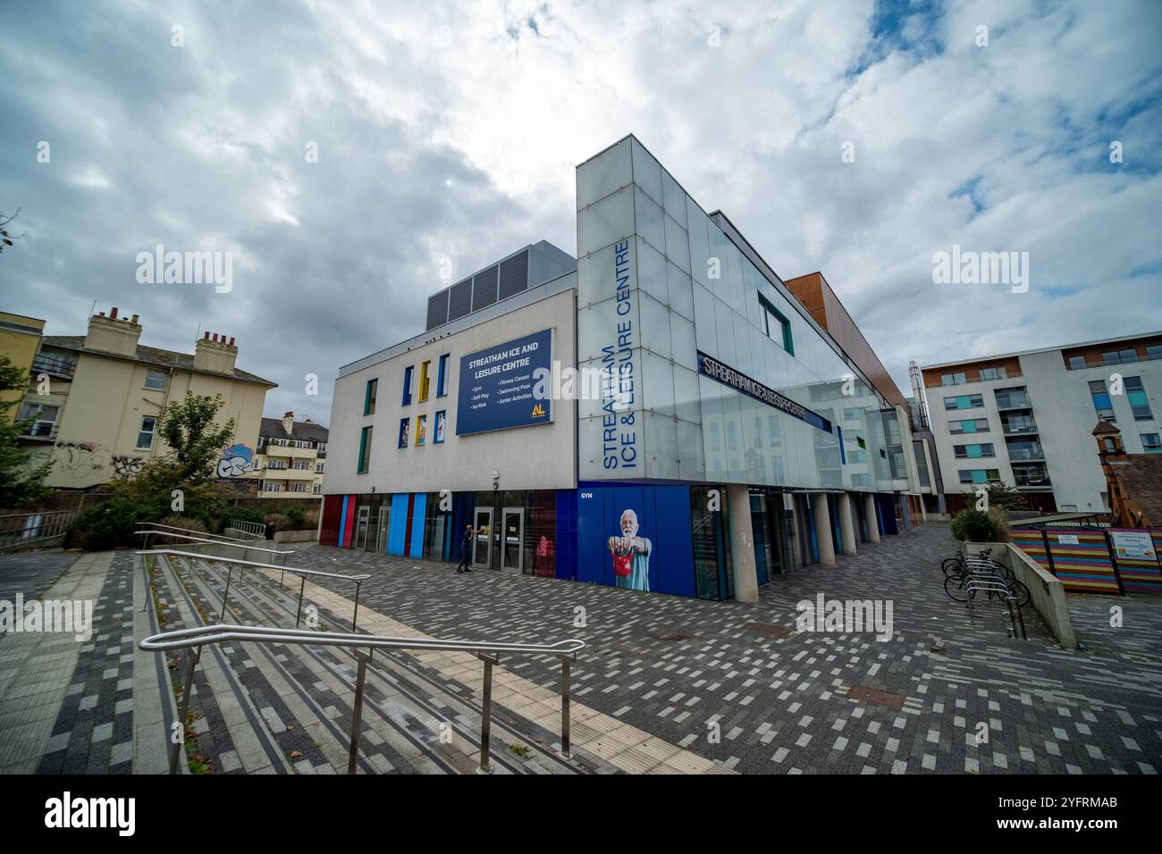 LONDON- SEPTEMBER 24, 2024: Streatham Ice and Leisure Centre in SW16 ...