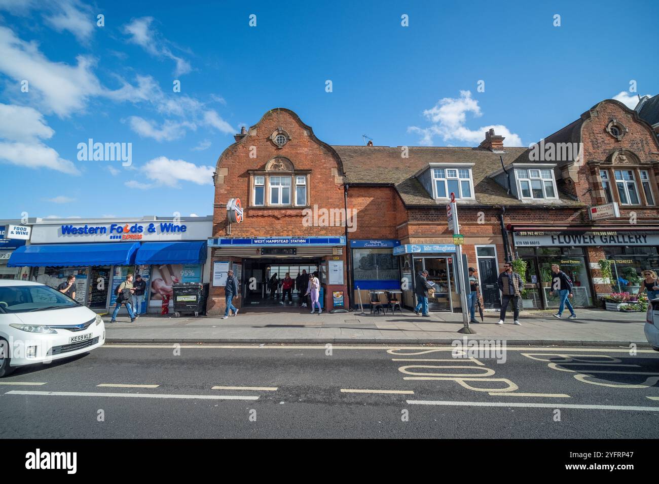 LONDON- OCTOBER 7, 2024: West Hampstead Station- Underground Station on ...