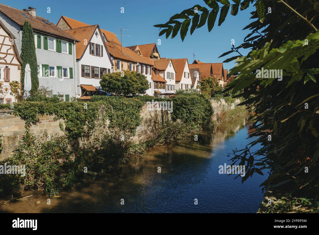Old national German town house. Old Town is full of colorful and well ...