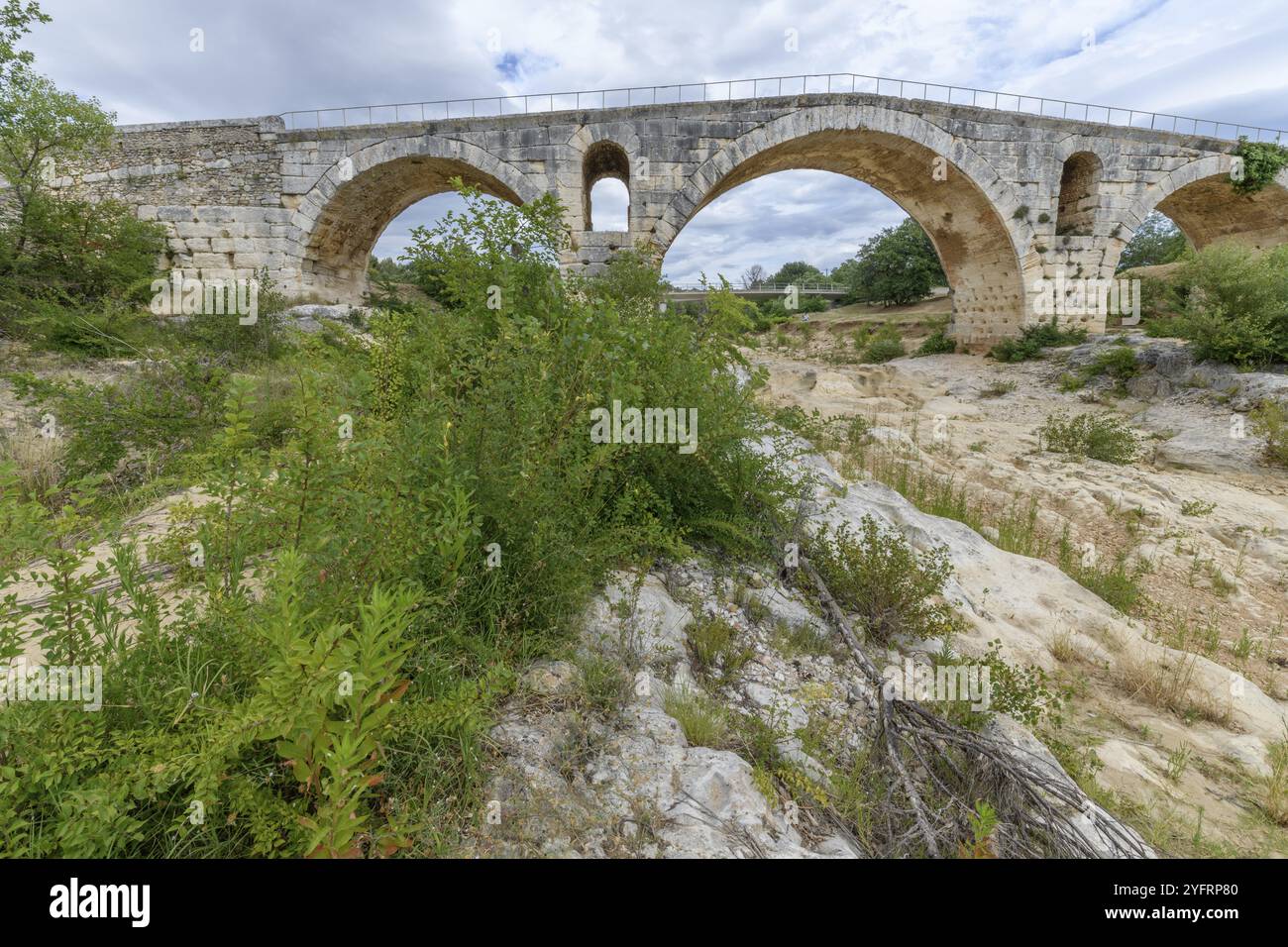 The Julien bridge, Roman bridge over the Calavon river. Roman bridge in ...