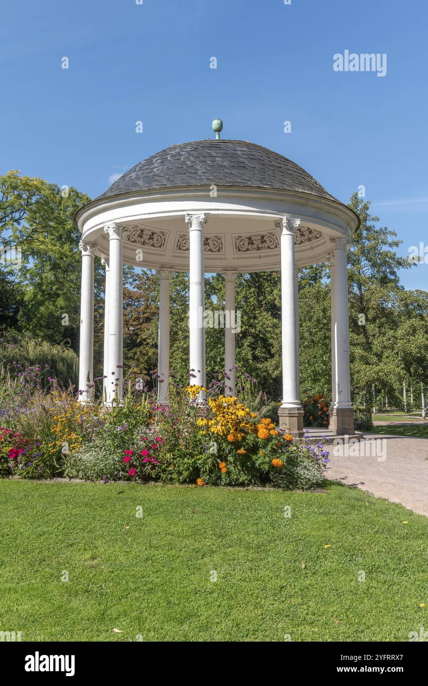 Circular temple, known as Temple of Love (early 19th century) in ...