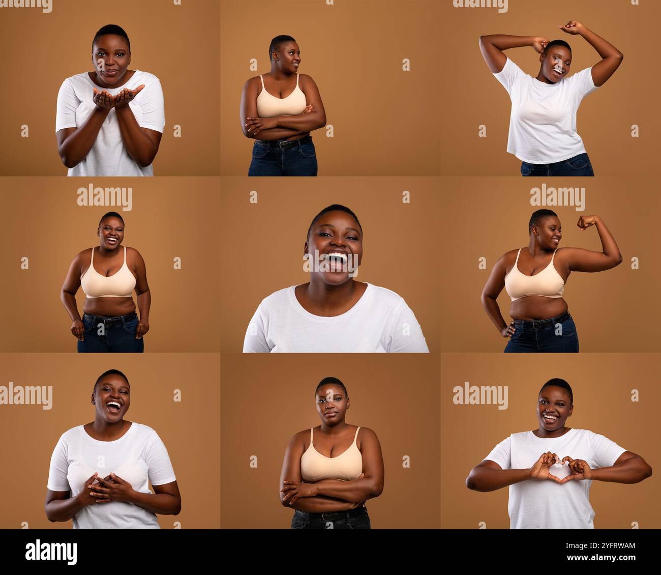 Showcasing expressive poses hi-res stock photography and images - Alamy