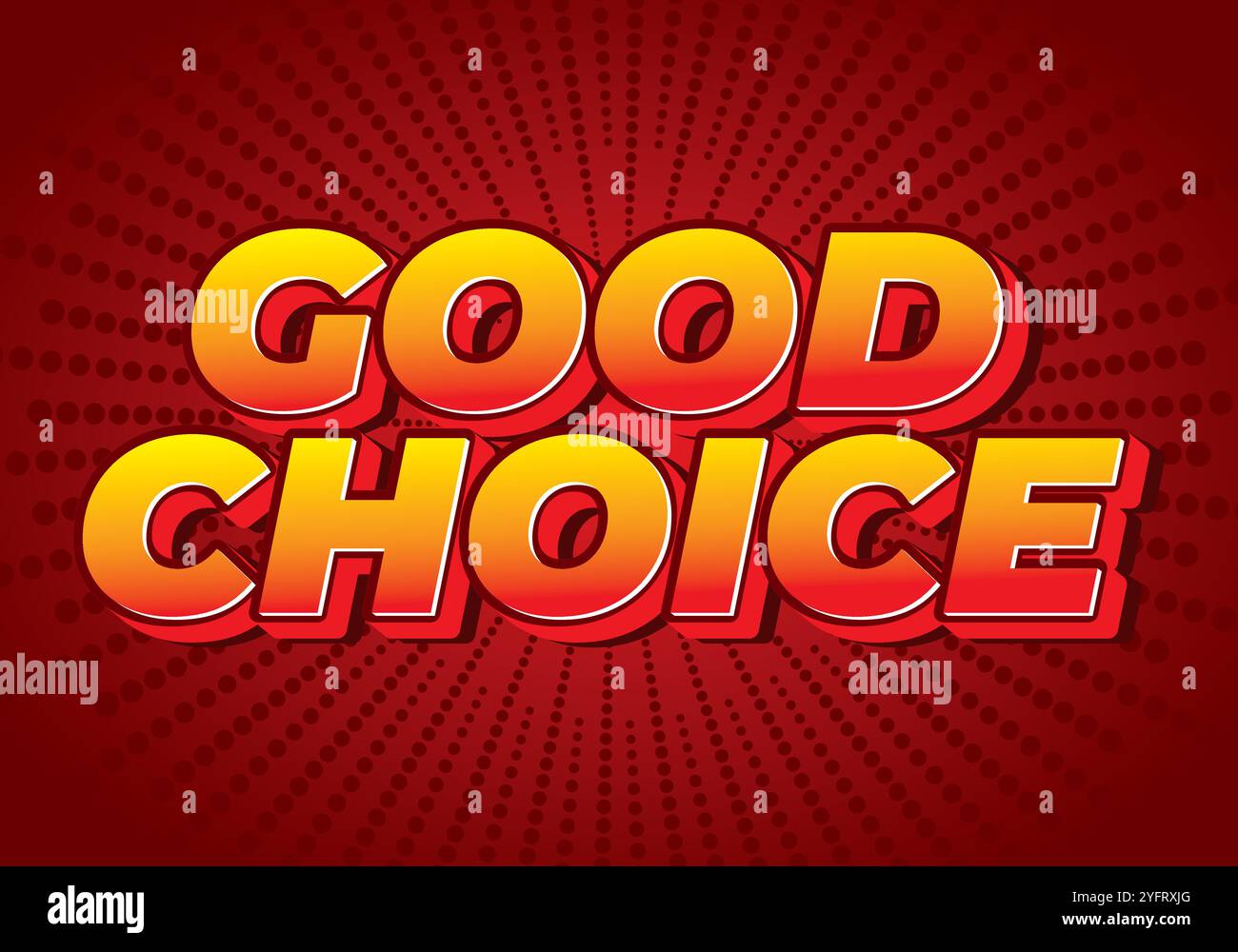 Good choice. Text effect design with bold fonts for social media ...