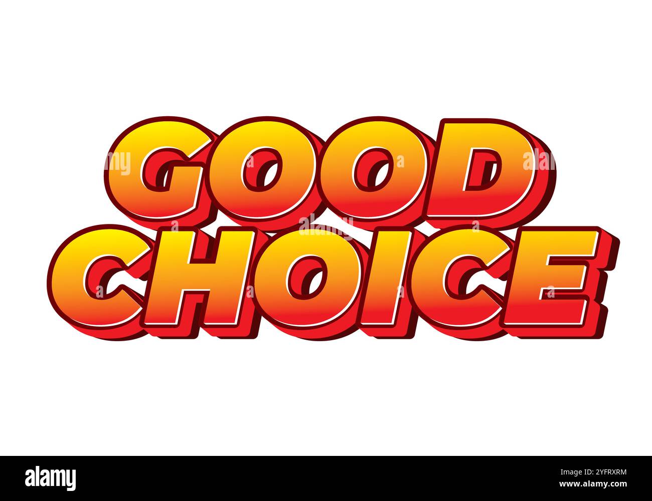 Good choice. Text effect design with bold fonts for social media ...