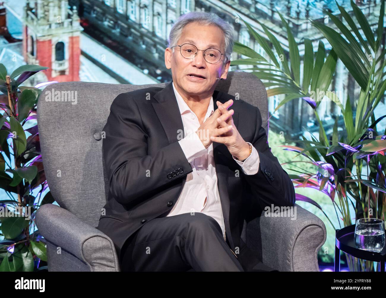 BBC chairman Samir Shah after delivering a speech on the future of UK ...