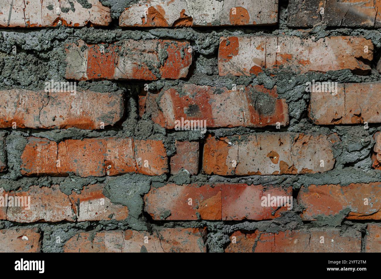 Weathered old brick wall hi-res stock photography and images - Alamy