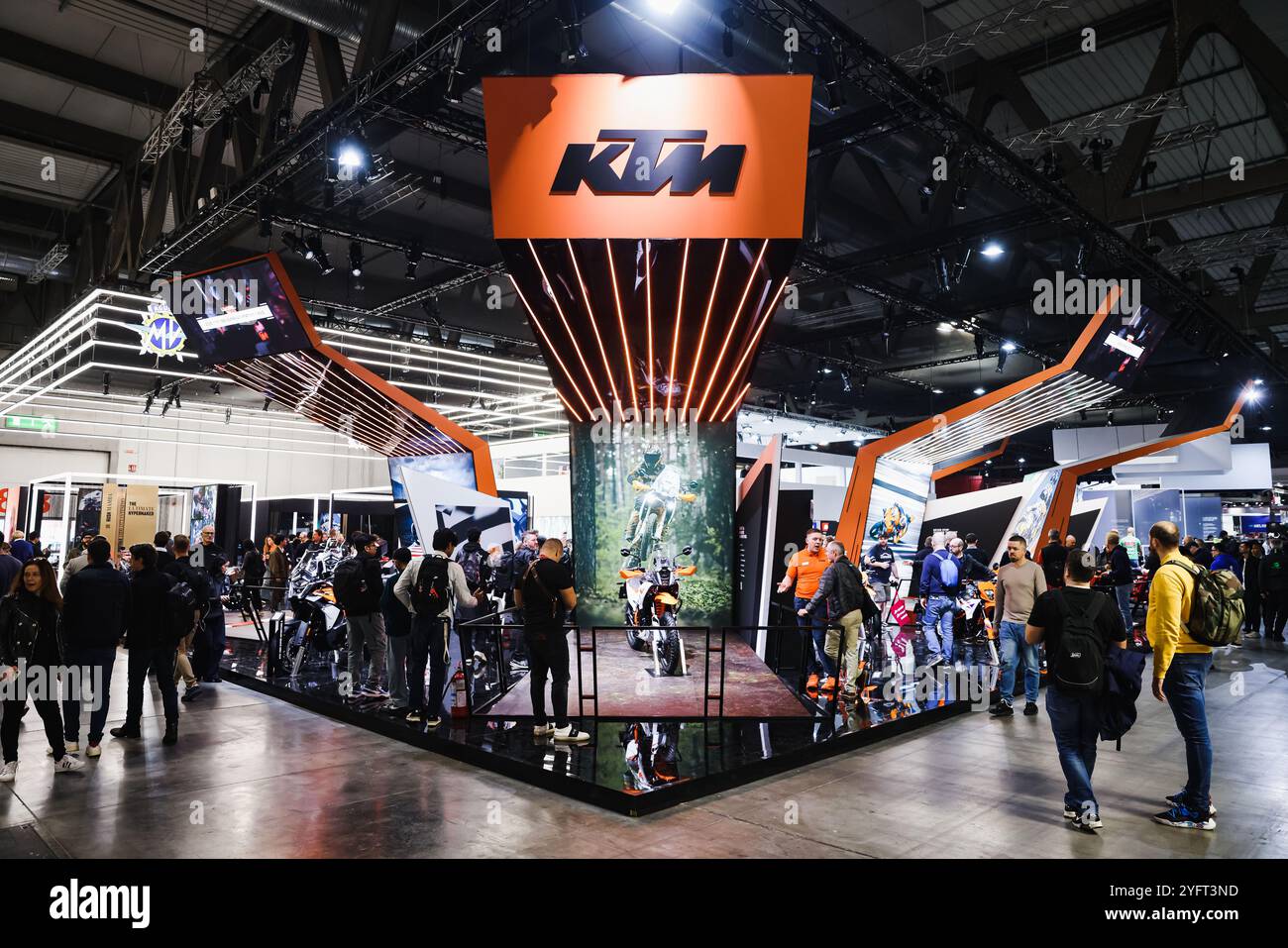 Milan, The inauguration of the 110th anniversary edition of EICMA at ...