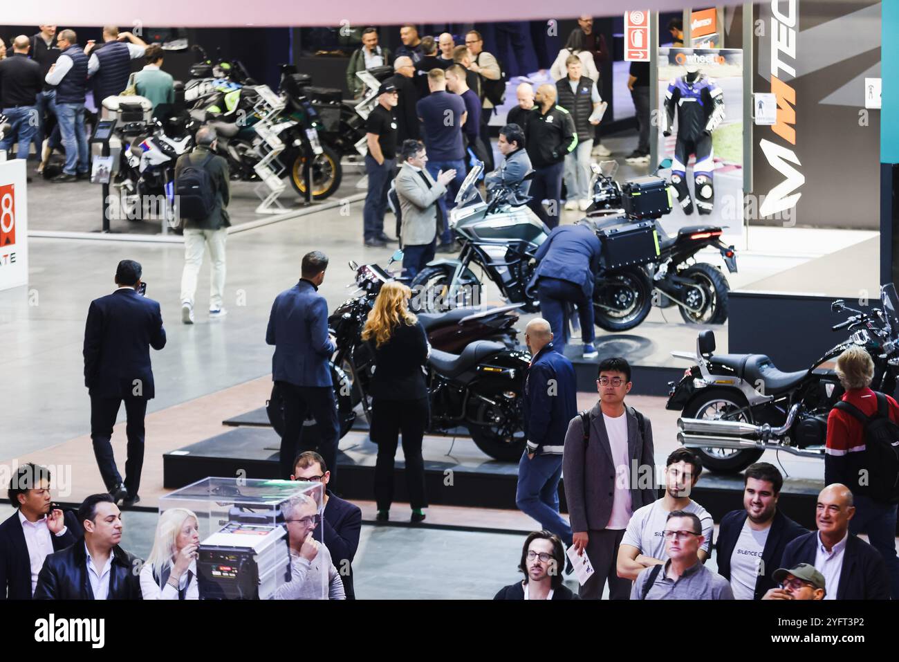 Milan, The inauguration of the 110th anniversary edition of EICMA at ...