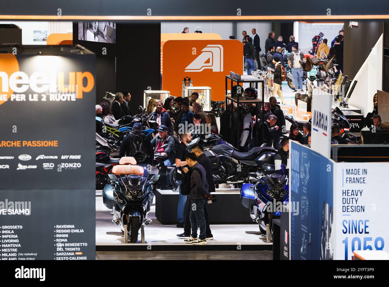 Milan, The inauguration of the 110th anniversary edition of EICMA at ...