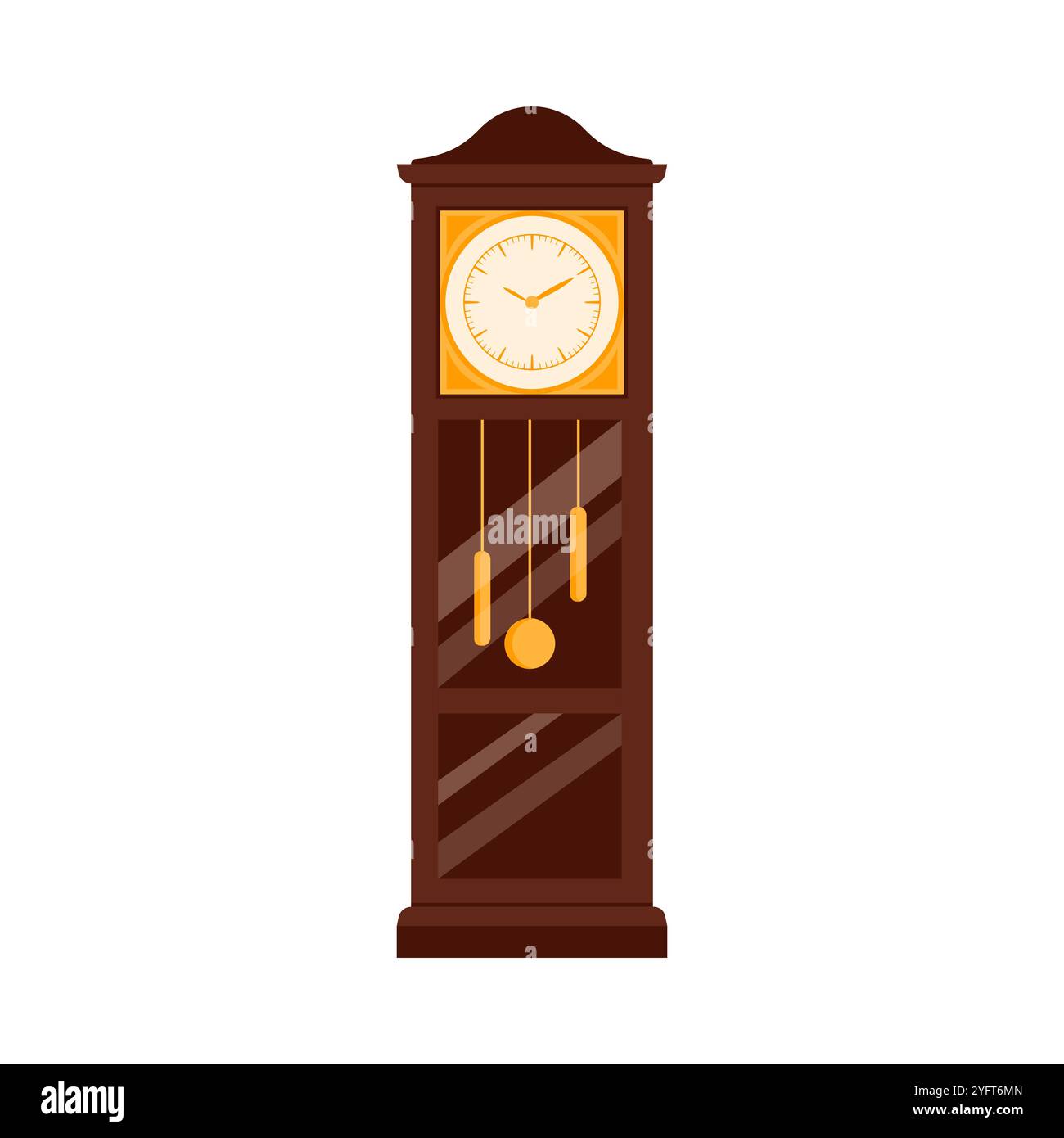 Grandfather Clock Pendulum Vector Antique Grandfather Pendulum Clock