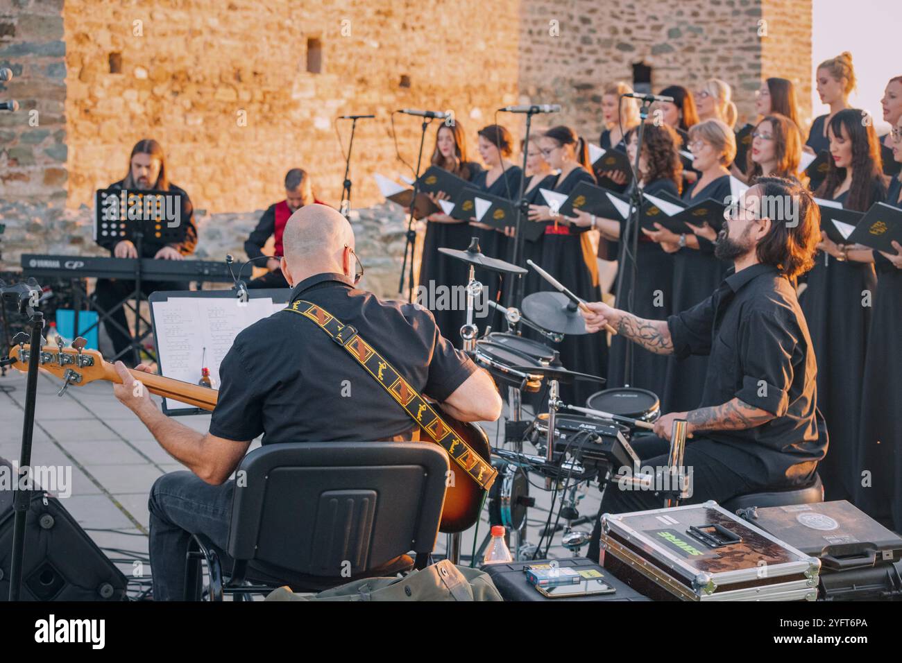 Vibrant outdoor concert scene featuring hi-res stock photography and ...