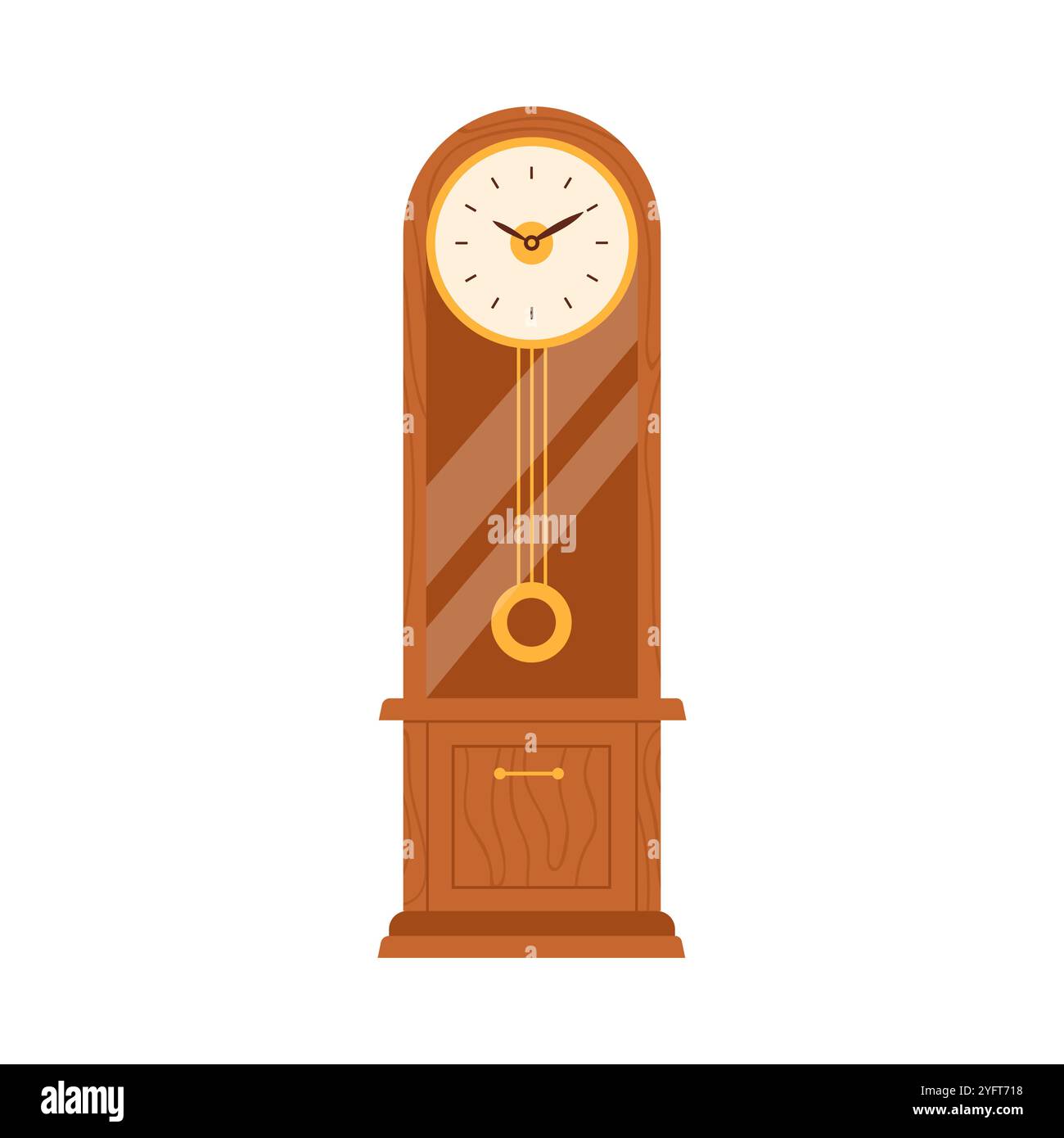 Grandfather Clock Pendulum Vector Antique Grandfather Pendulum Clock