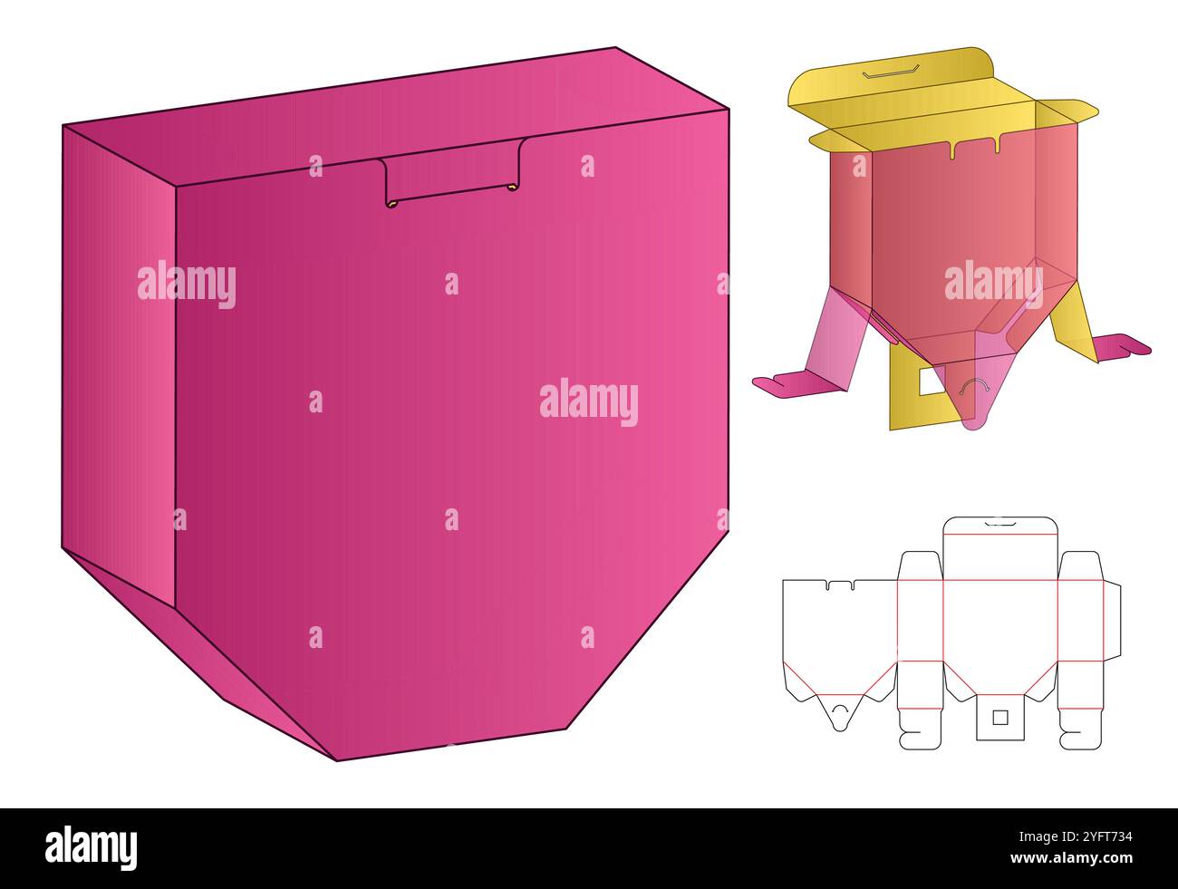 Custom box mockup hi-res stock photography and images - Alamy