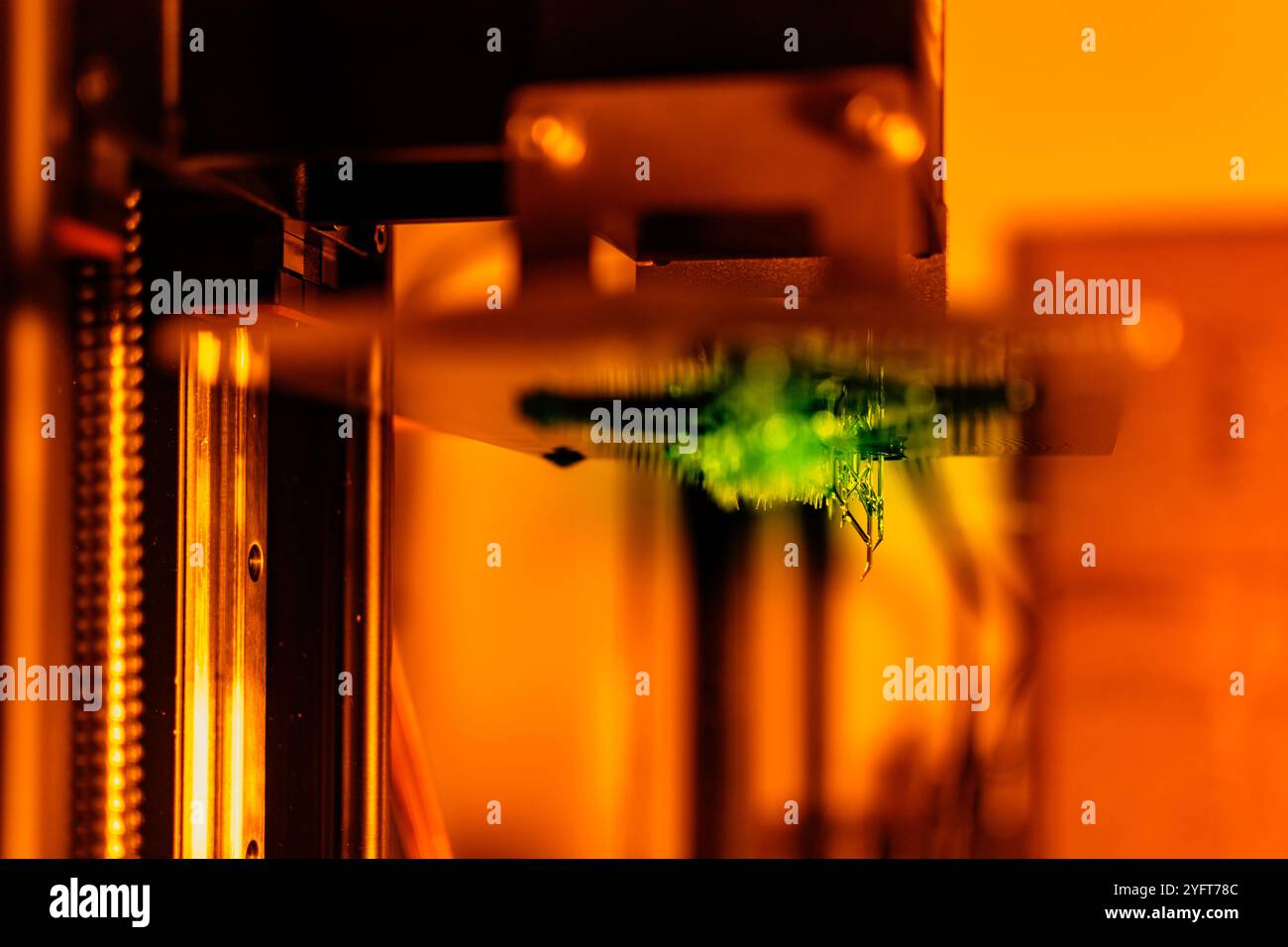 3d resin printer in interior showroom Stock Photo - Alamy