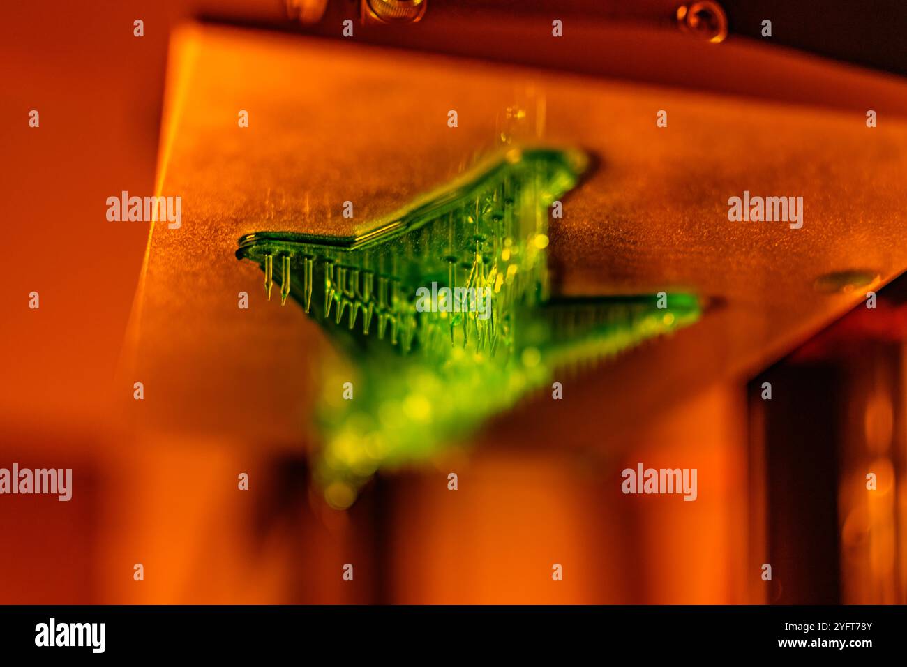 3d resin printer in interior showroom Stock Photo - Alamy