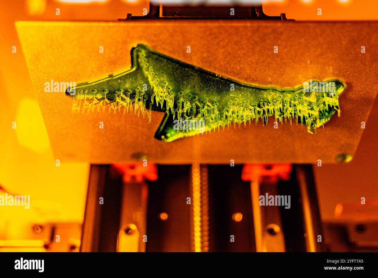 3d resin printer in interior showroom Stock Photo - Alamy