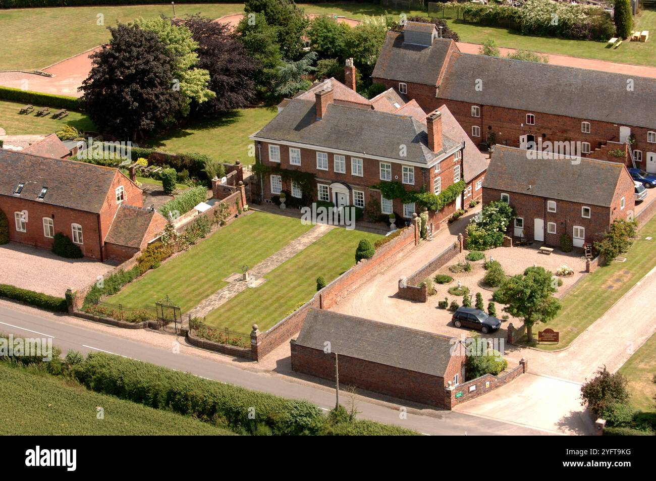 Aerial view of The Blakelands near Halpenny Green, Staffordshire, England, Uk Stock Photo - Alamy