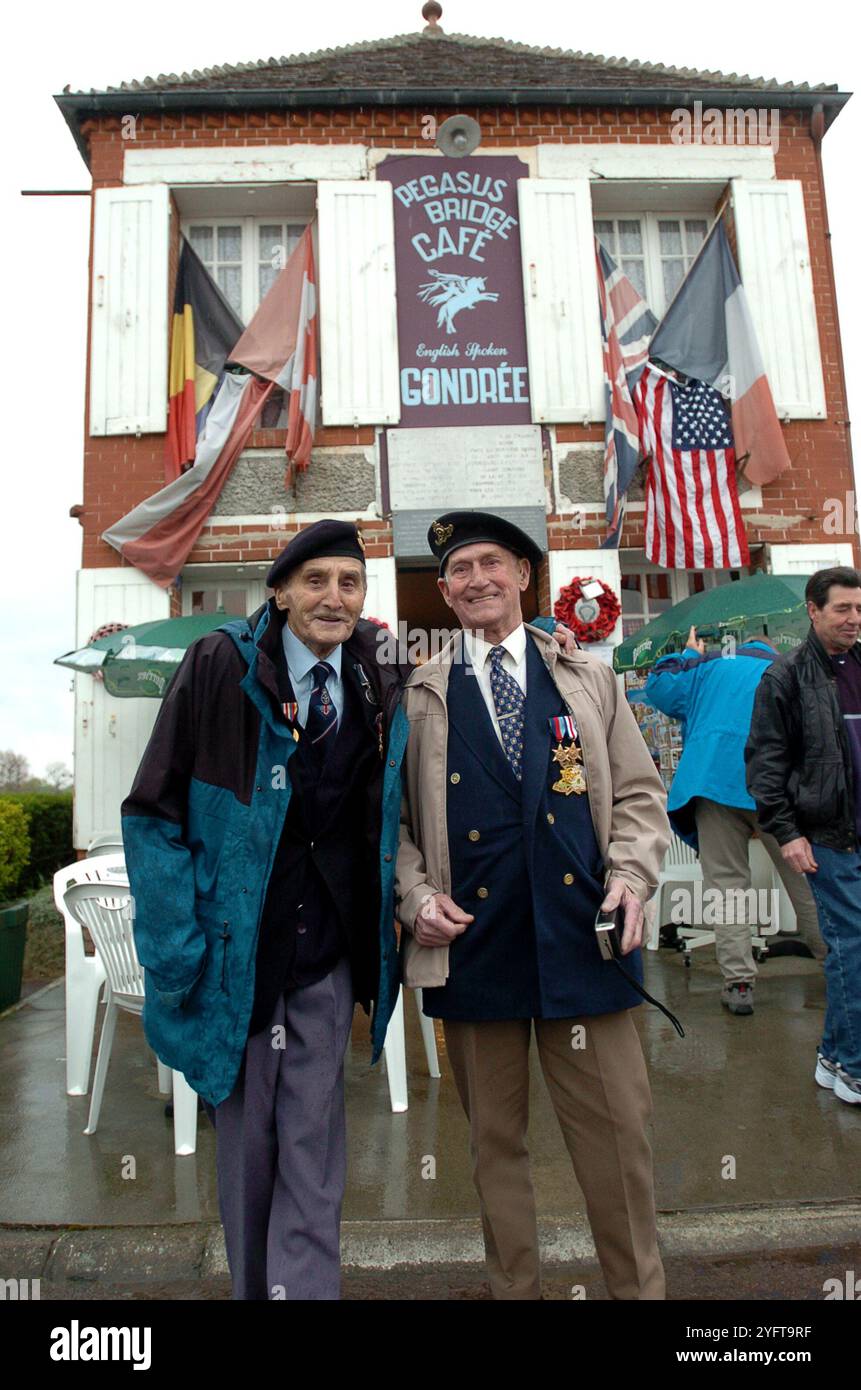 Normandy veterans visit France for the 60th anniversary celebrations of ...