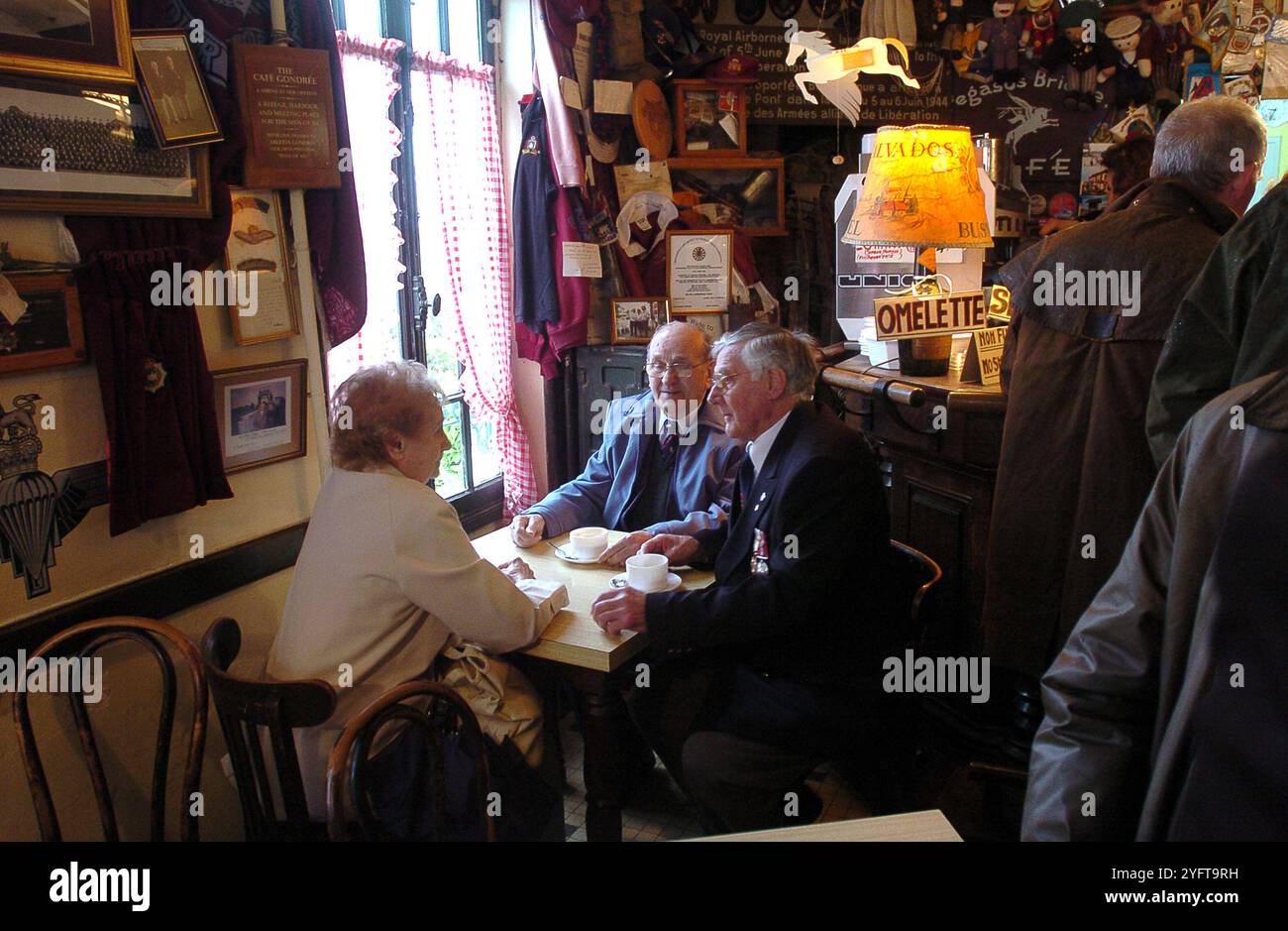 Normandy veterans visit France for the 60th anniversary celebrations of ...