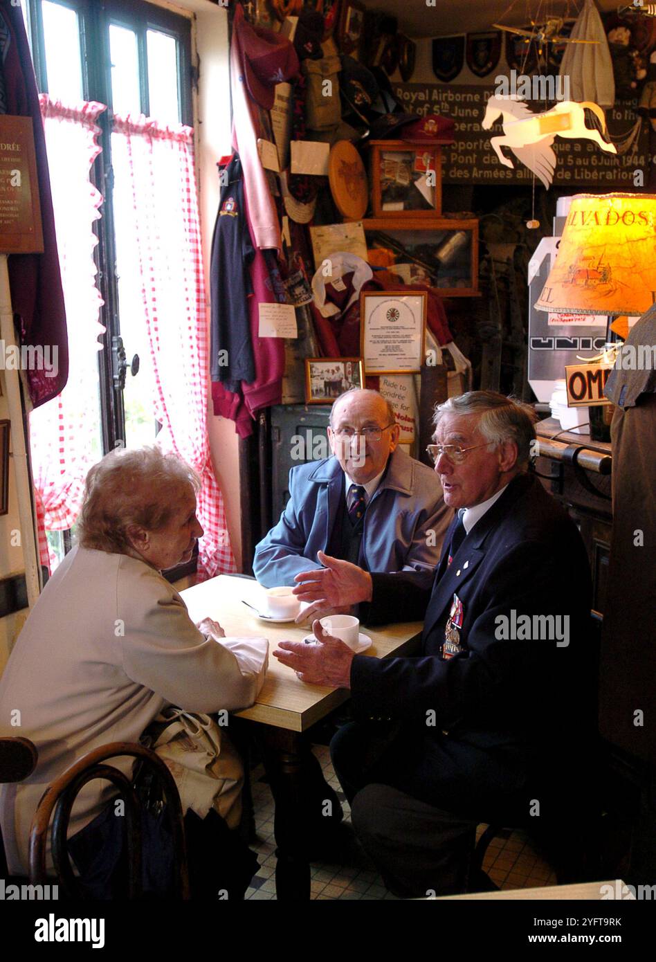 Normandy veterans visit France for the 60th anniversary celebrations of ...