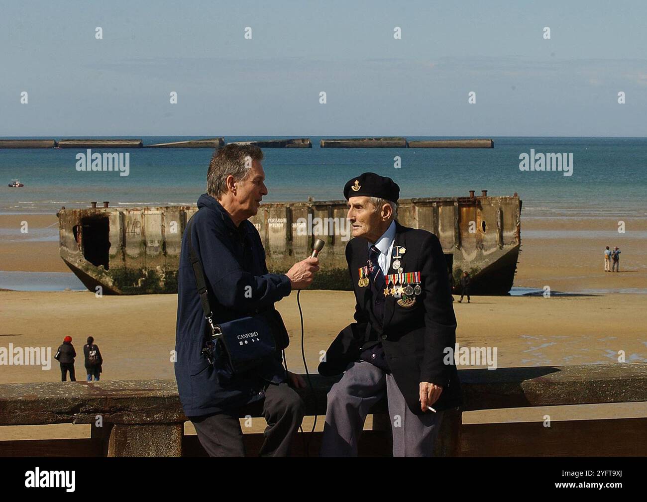 Normandy landings D-Day veteran soldier Ken Lieghfield of the Durham ...