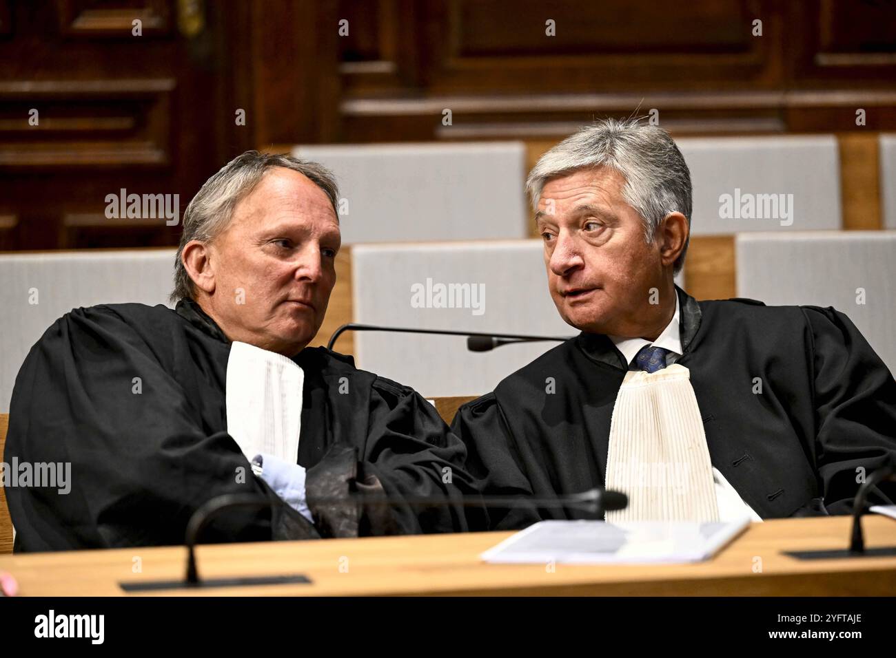 Lawyer Johan Platteau and Lawyer Philippe Carsau pictured during the ...