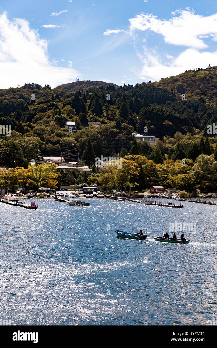 Lake Ashi view from the boat tour, Hakone, Japan © Giorgia De Dato ...