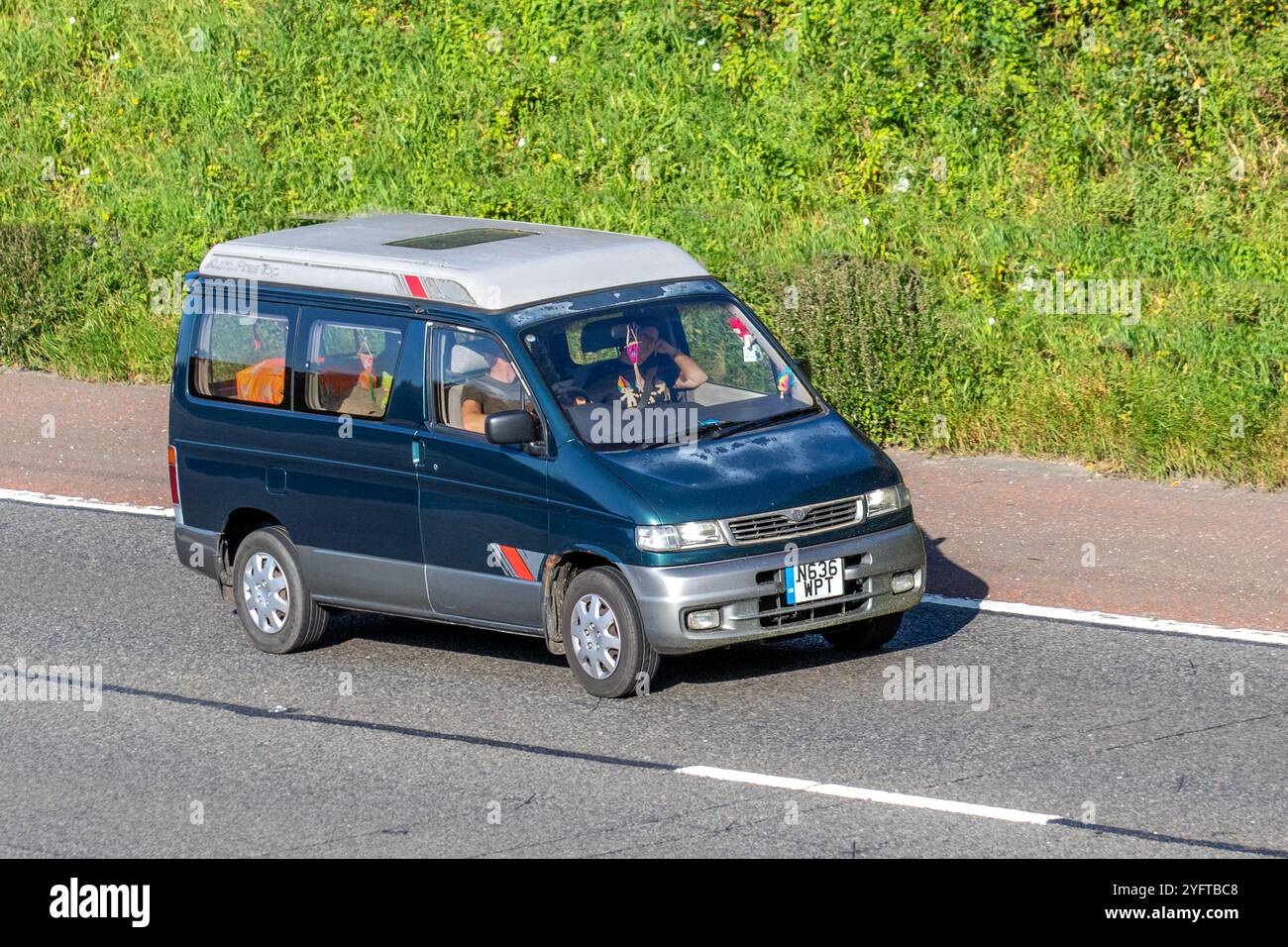 1995 90s nineties Green Mazda DT Auto LCV Minibus Diesel 2500 cc ...