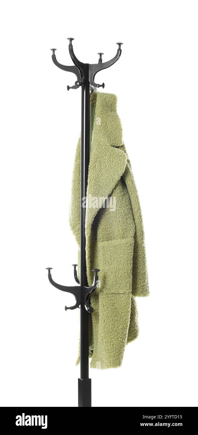 Modern green coat rack hi-res stock photography and images - Alamy