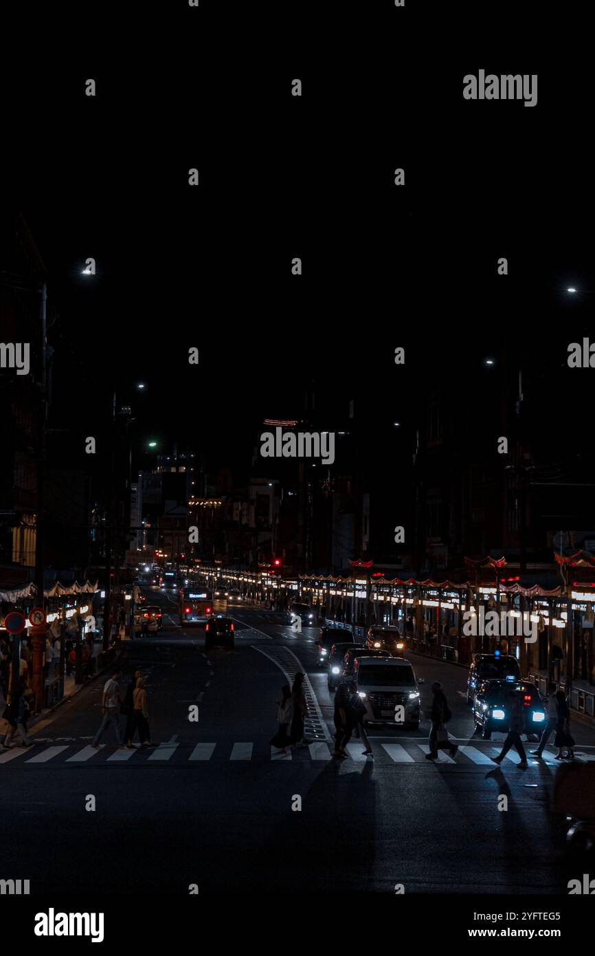 Night street gion light tradition hi-res stock photography and images ...