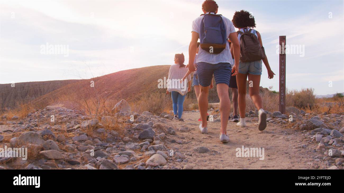 Male from behind wearing backpack hi-res stock photography and images ...