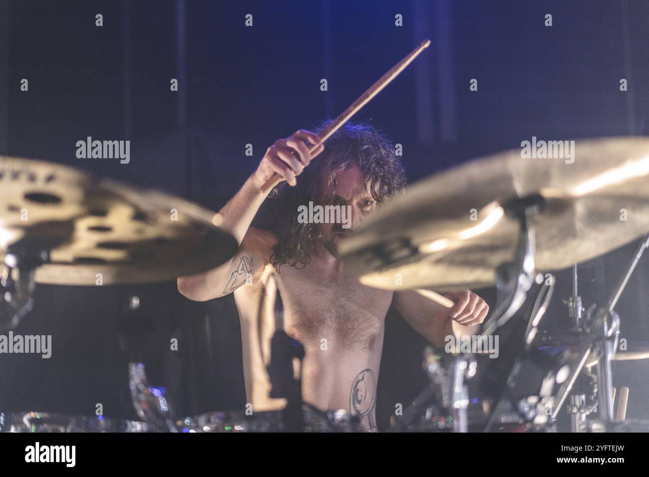 Aarhus, Denmark. 01st, November 2024. The Danish progressive metal band ...