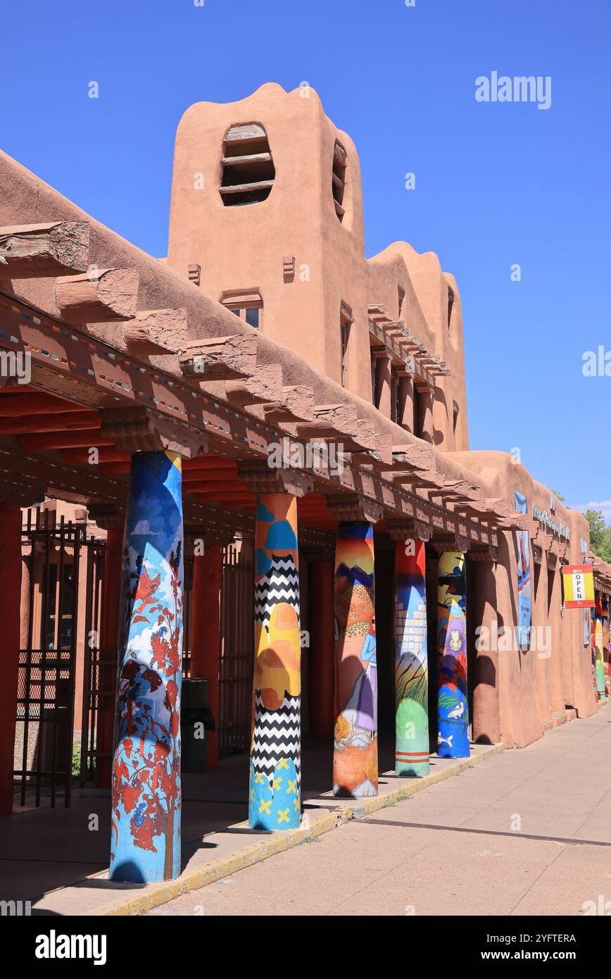 The Art Columns, inspired by indigenous art with regional colours, at ...