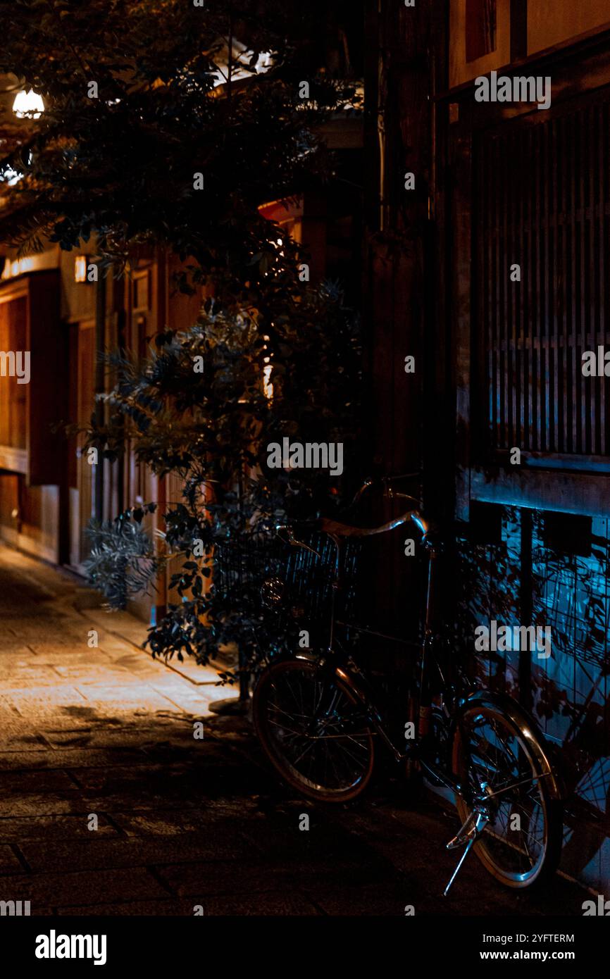 Night street gion light tradition hi-res stock photography and images ...
