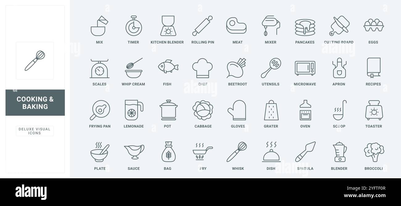 Pan and pot to fry and boil on heat with steam, chefs scales and bowl ...