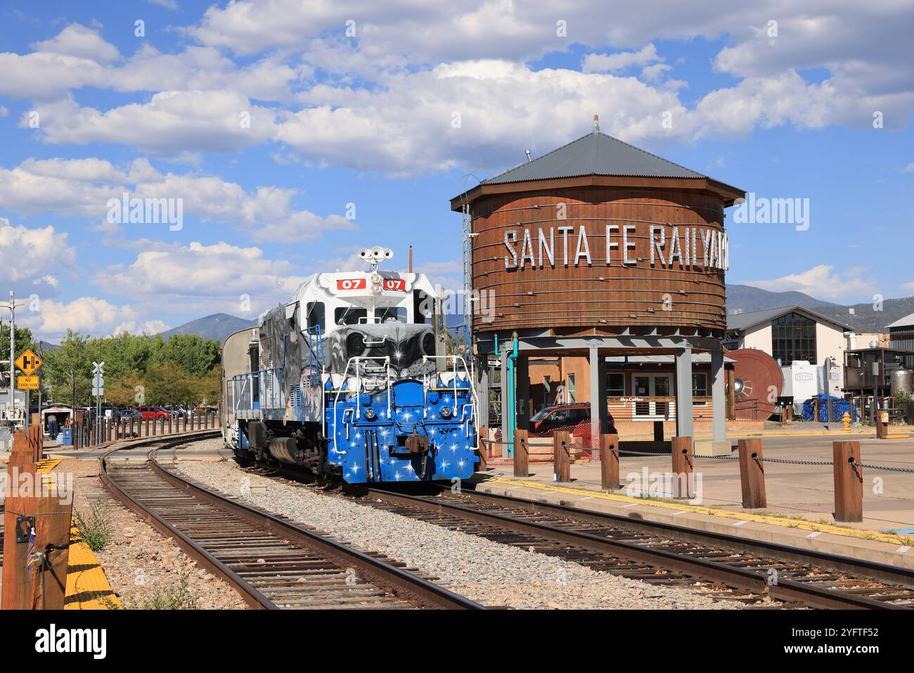 The train line at Santa Fe Railyard, the trendy new epicentre of the ...