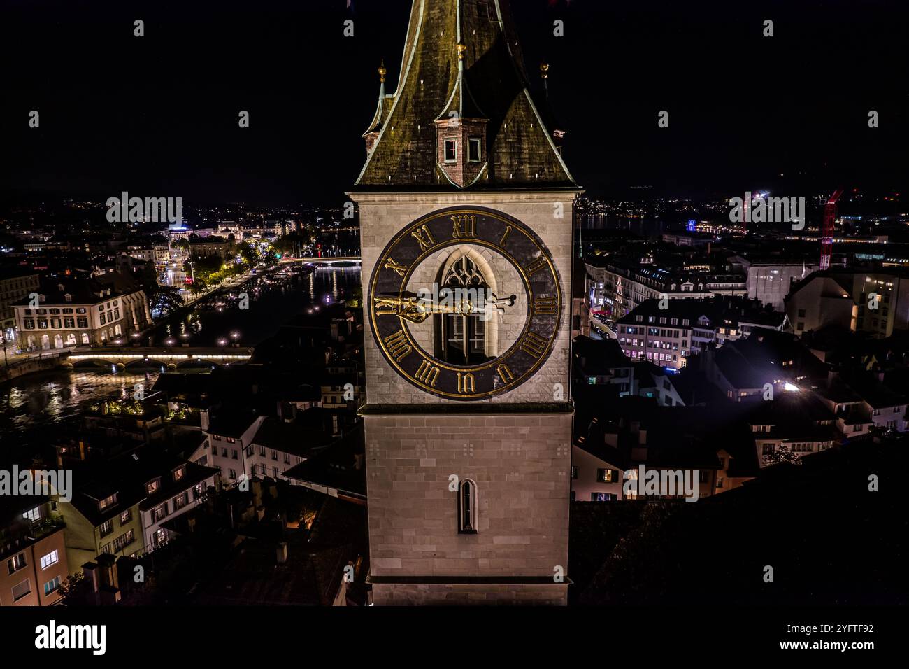 Beautiful aerial footage of the city of Zurich in Switzerland - the ...