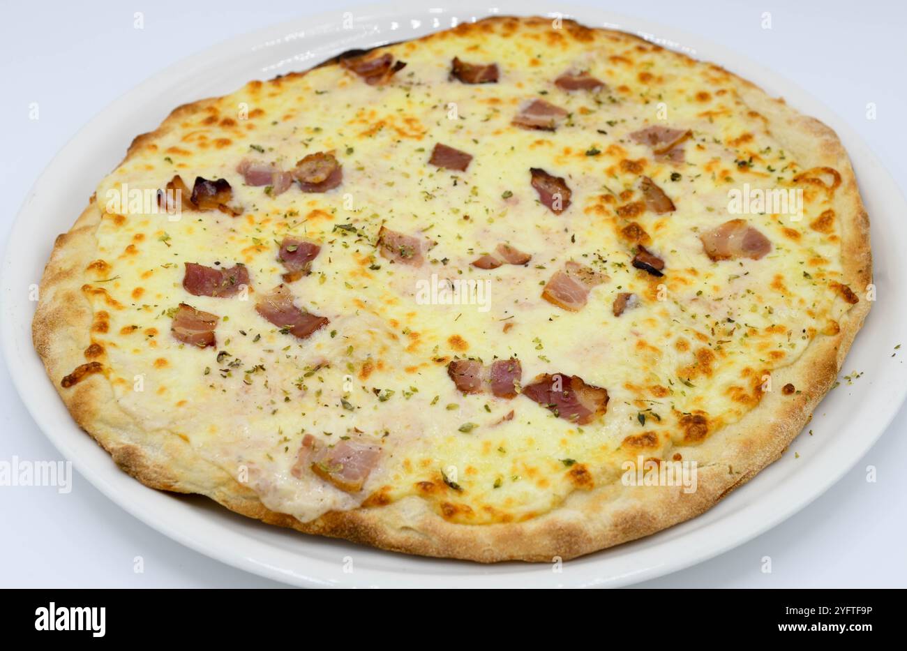 Different Italian pizzas with fresh ingredients Stock Photo - Alamy